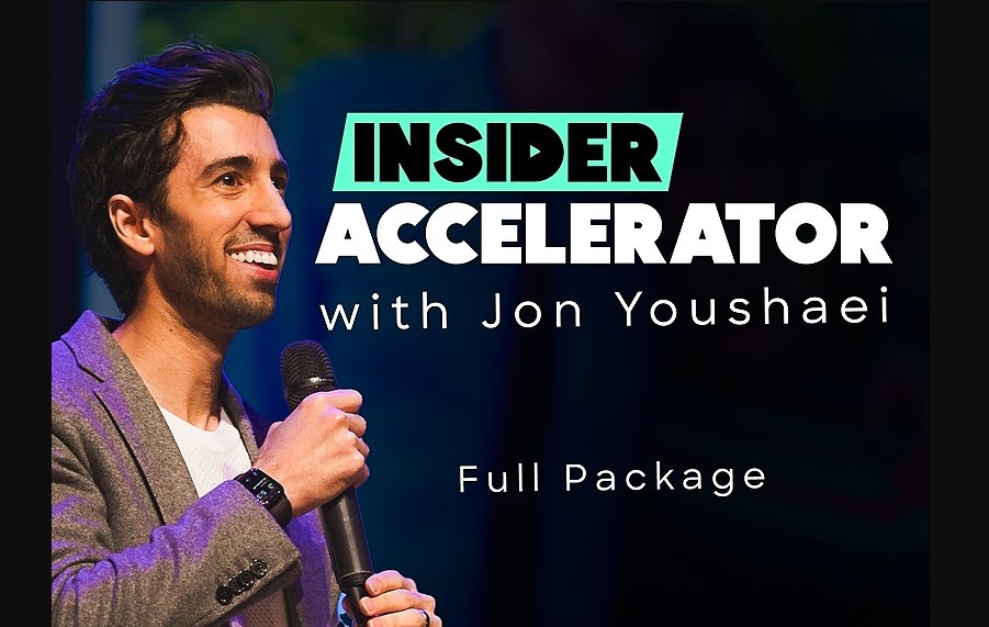 Download Insider Accelerator Full Package by Jon Youshaei Today