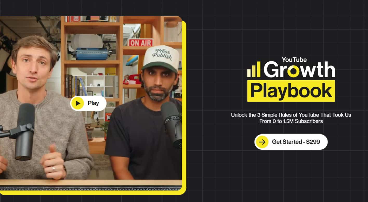 Download The YouTube Growth Playbook by Colin and Samir Today