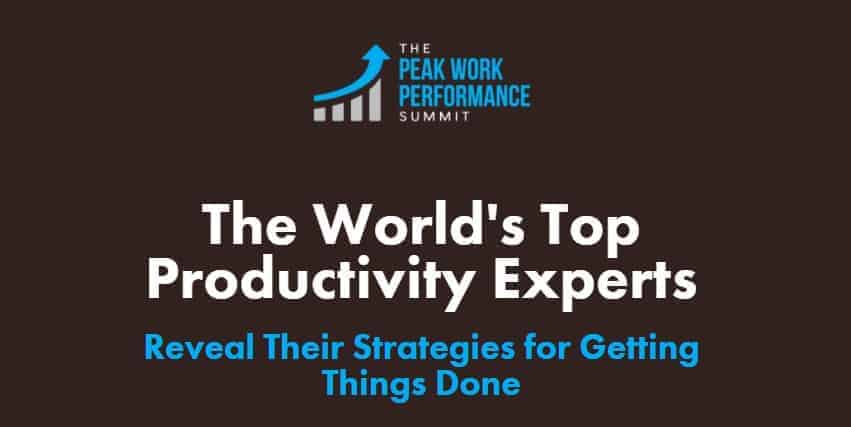 Download The Peak Work Performance Summit Today