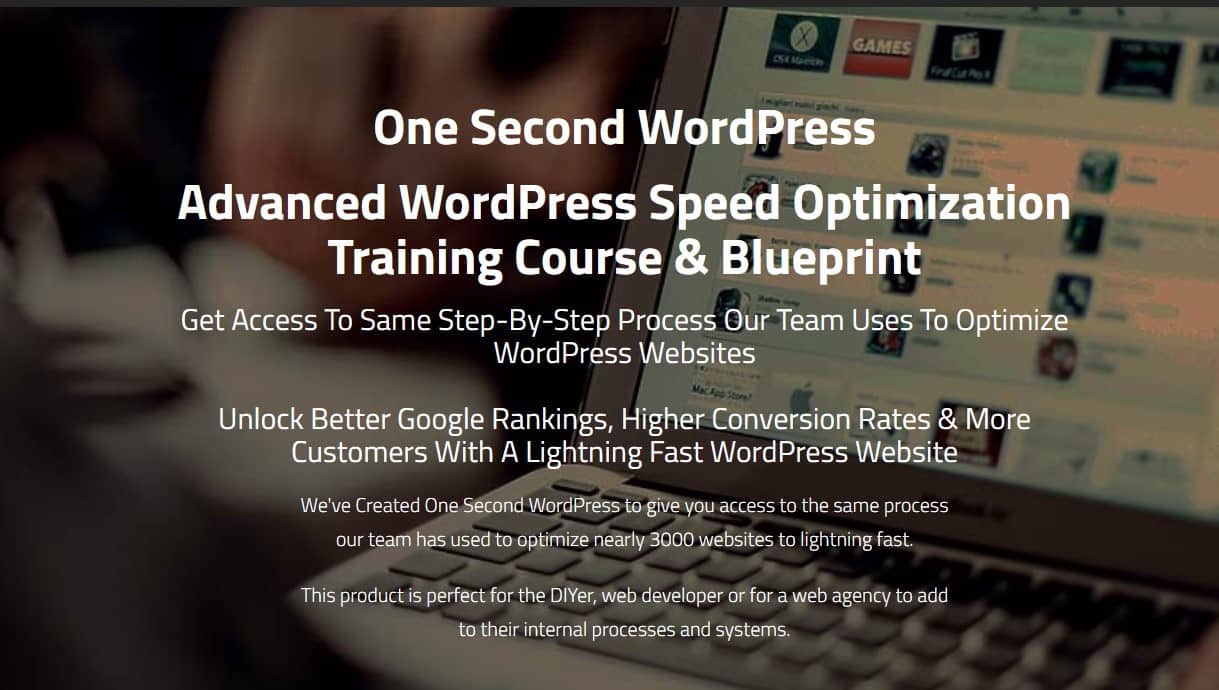 Download One Second WordPress Advanced WordPress Speed Optimization Training Course & Blueprint ...