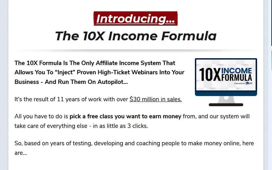 Download 10X Income Formula by Justin Atlan Today