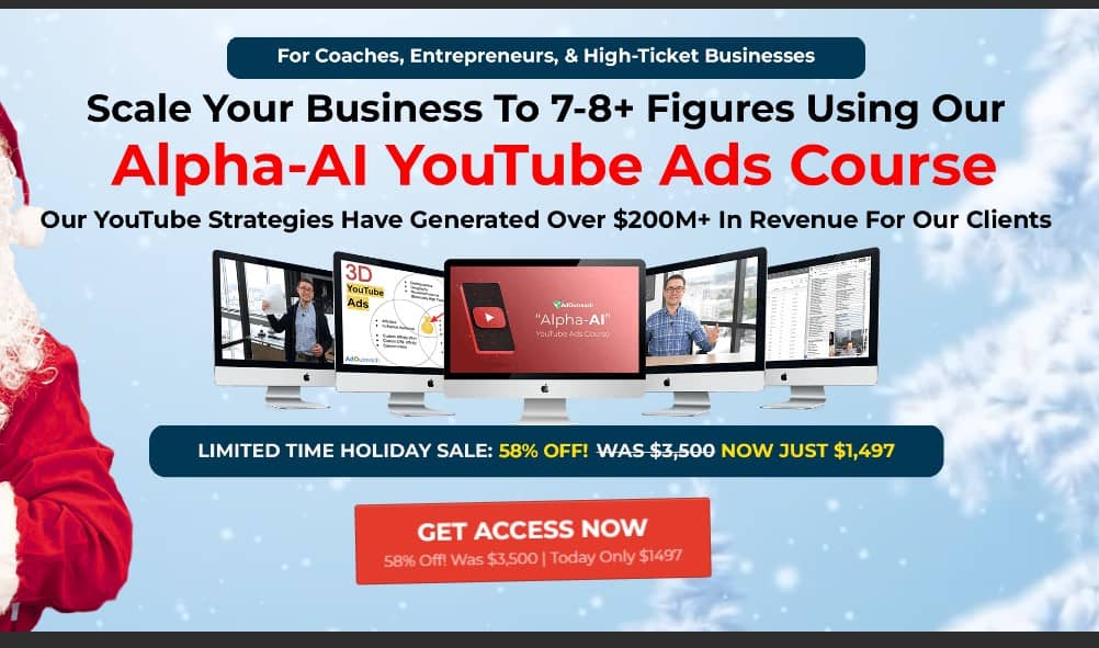 Download The Alpha AI YouTube Ads Course by Aleric Heck Today